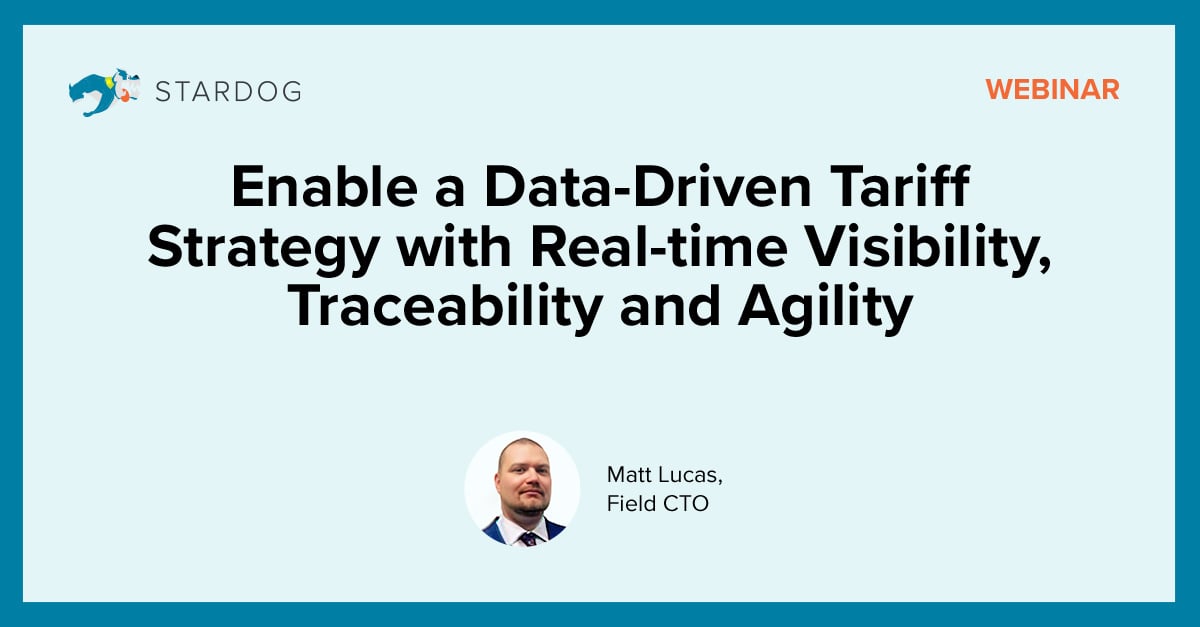 Enable a Data-Driven Tariff Strategy with Real-time Visibility, Traceability and Agility